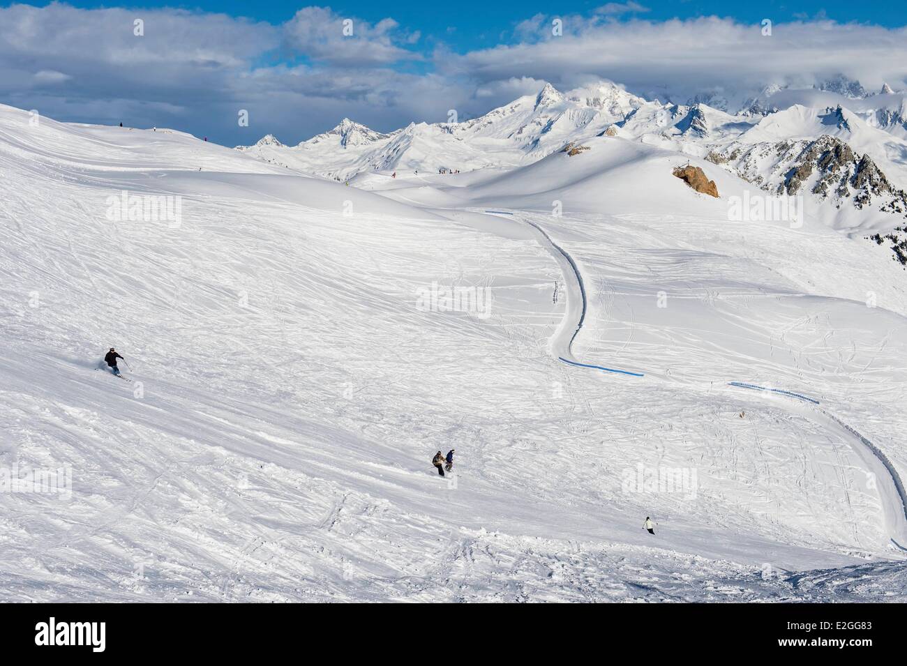 France Savoie Vanoise massif valley of Haute Tarentaise Les Arcs part ...