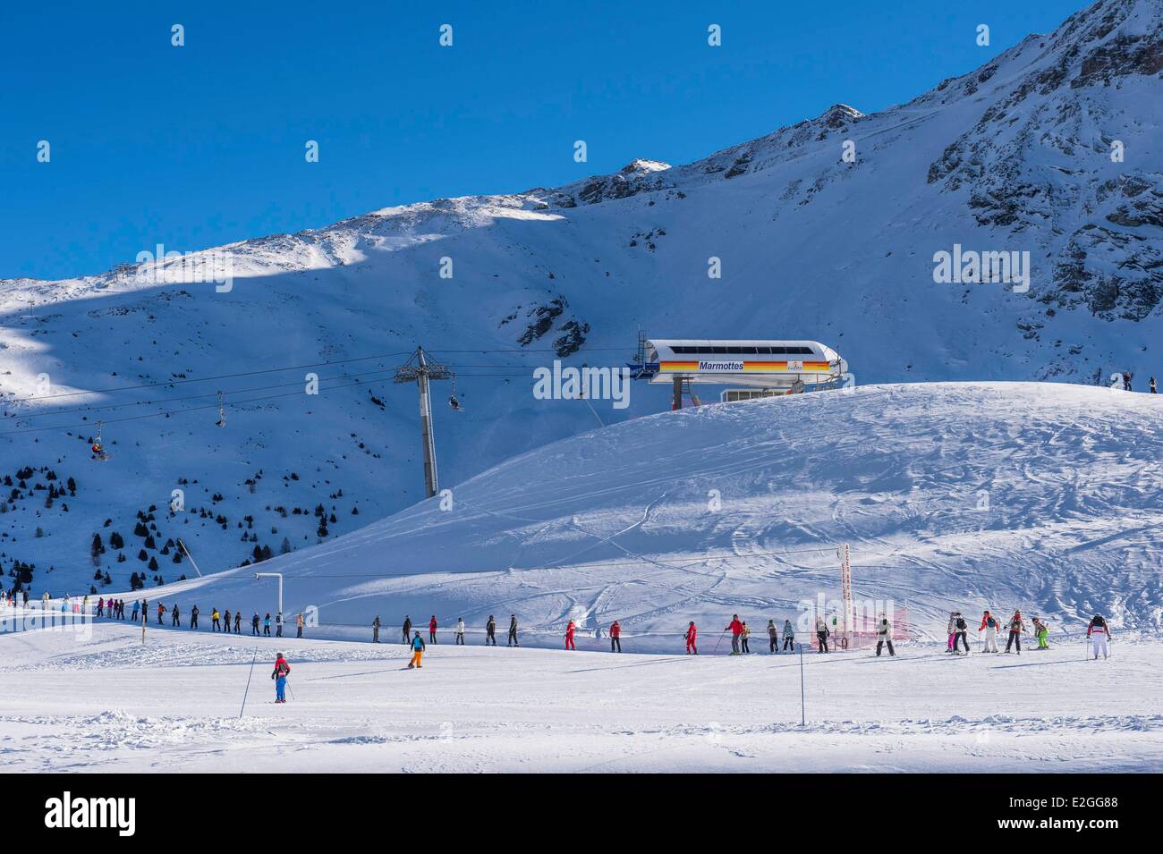 France Savoie Vanoise massif valley of Haute Tarentaise Les Arcs part ...