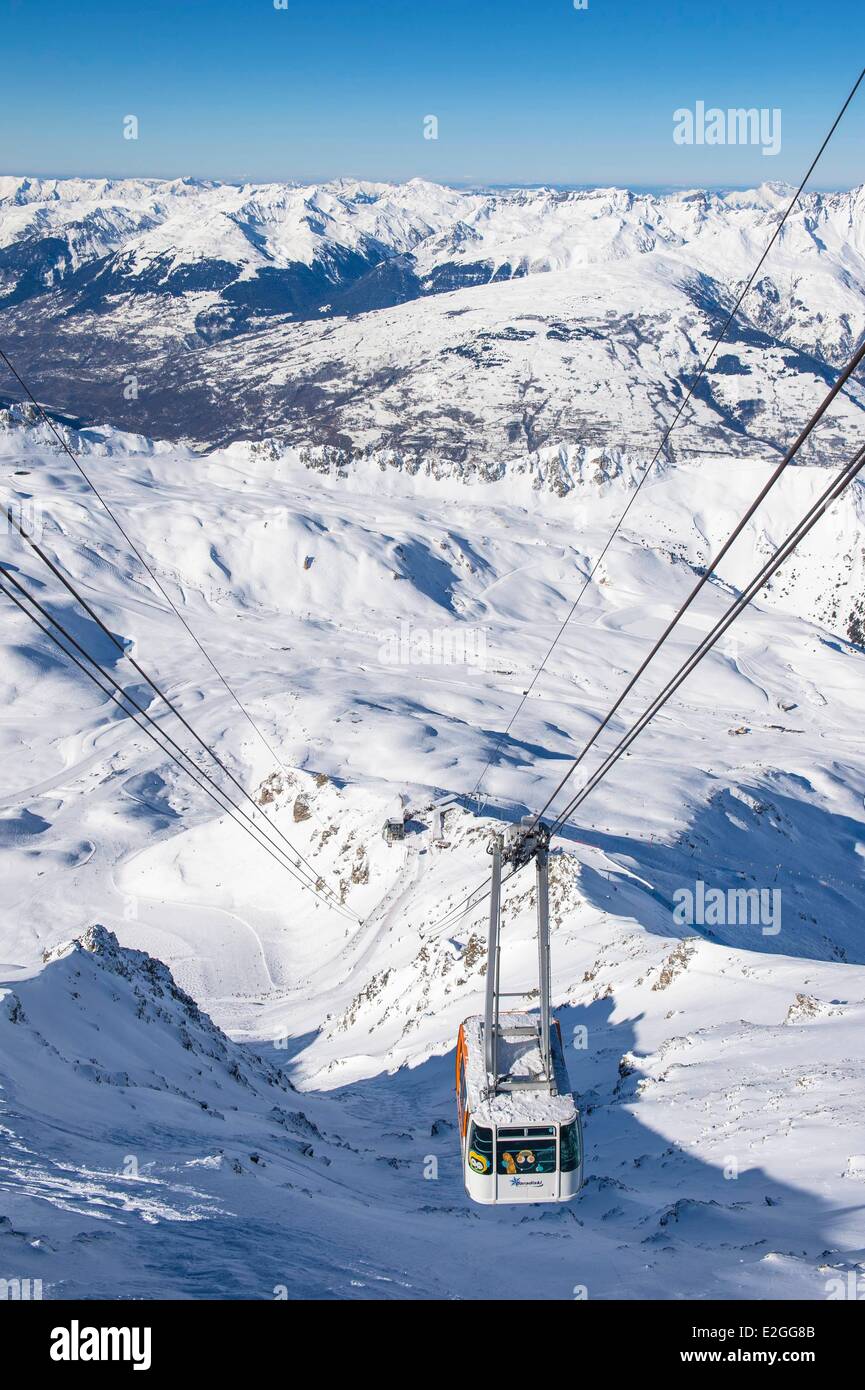France Savoie Vanoise massif valley of Haute Tarentaise Les Arcs part ...