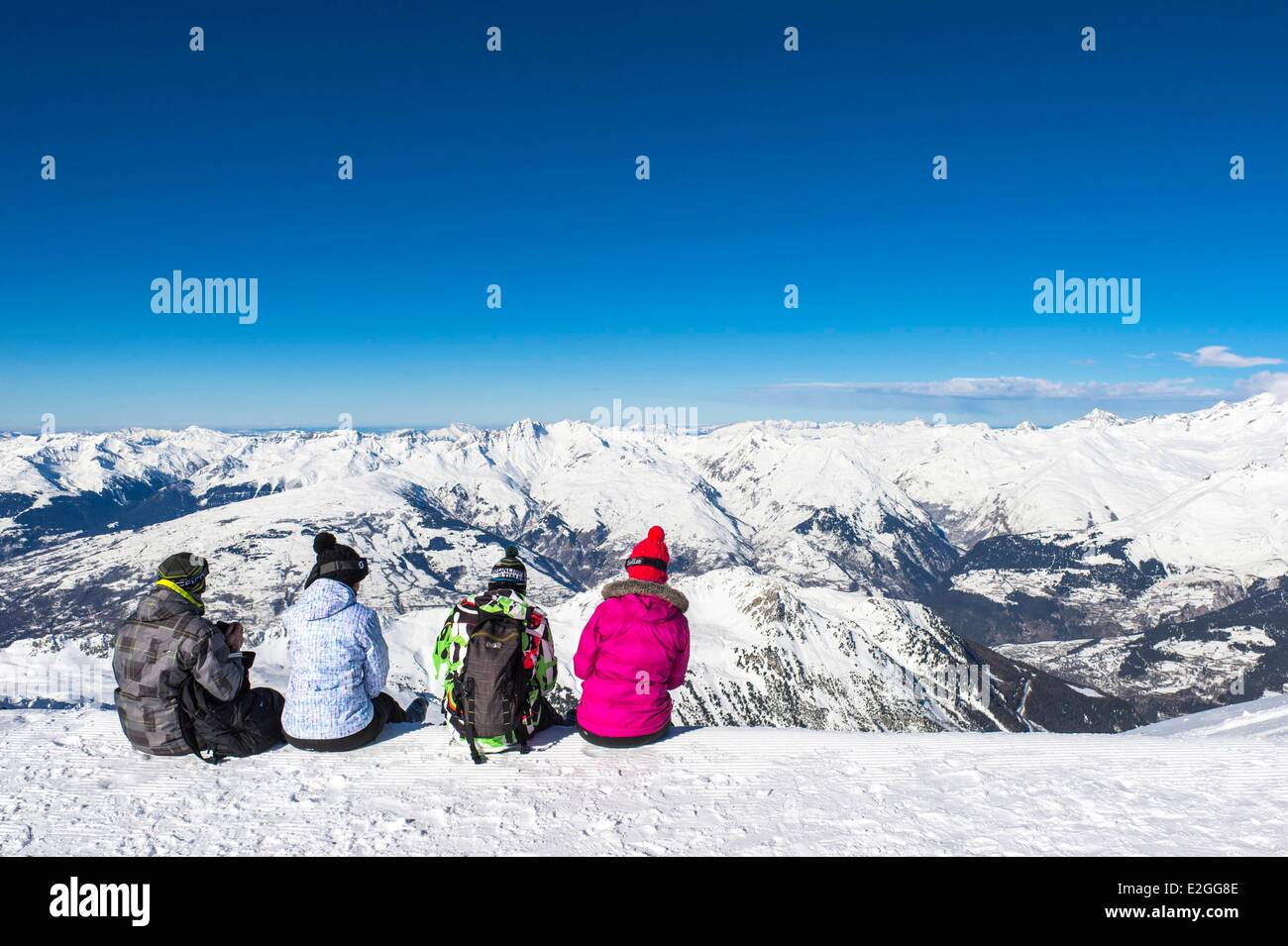France Savoie Vanoise massif valley of Haute Tarentaise Les Arcs part ...
