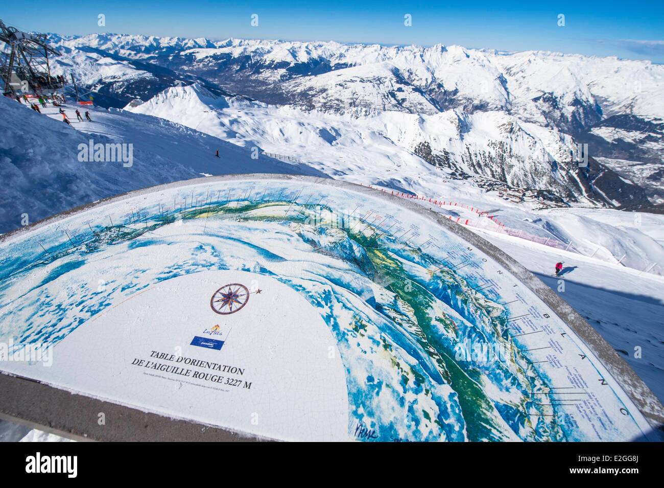 France Savoie Vanoise massif valley of Haute Tarentaise Les Arcs part ...