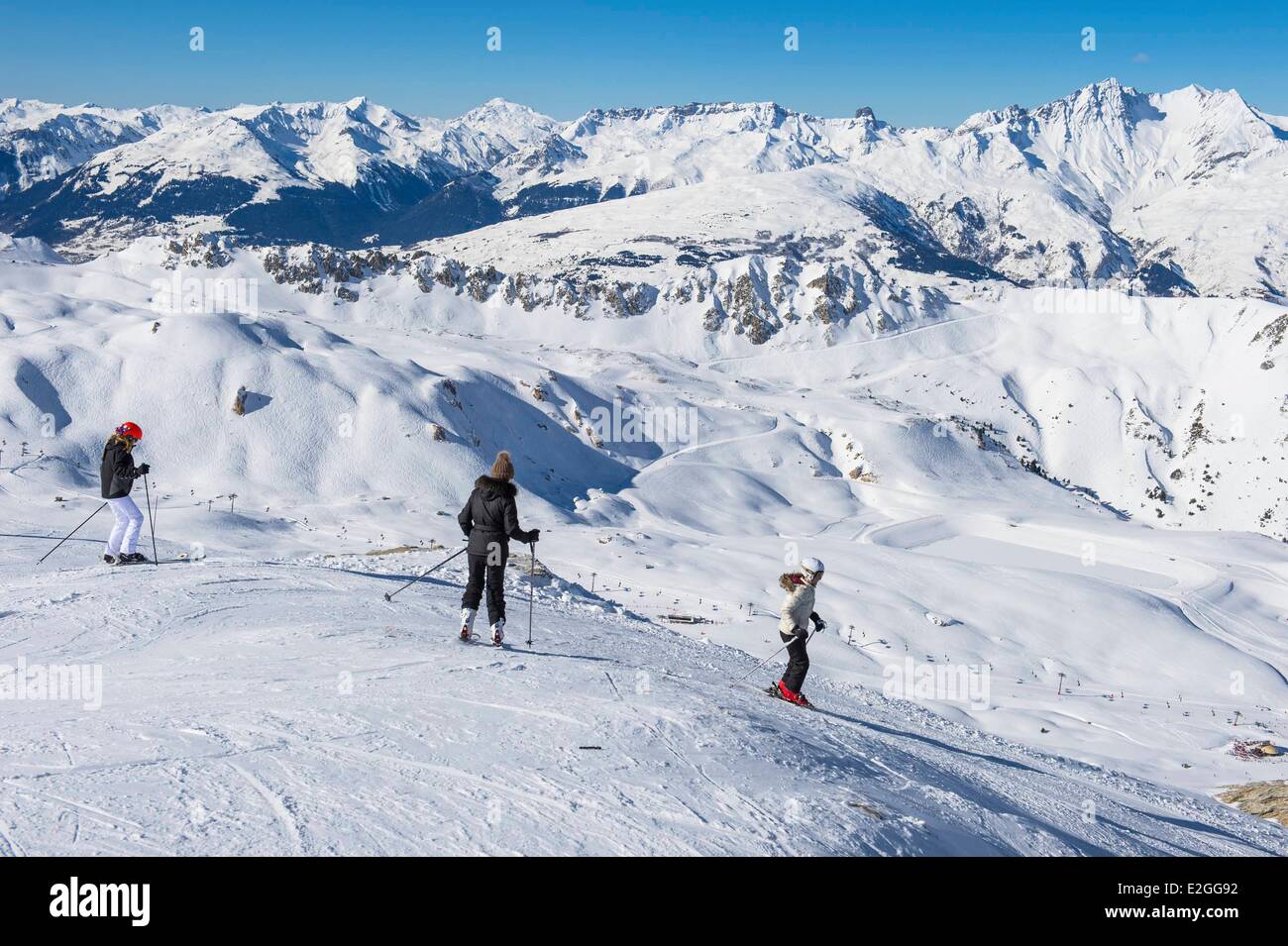 France Savoie Vanoise massif valley of Haute Tarentaise Les Arcs part ...
