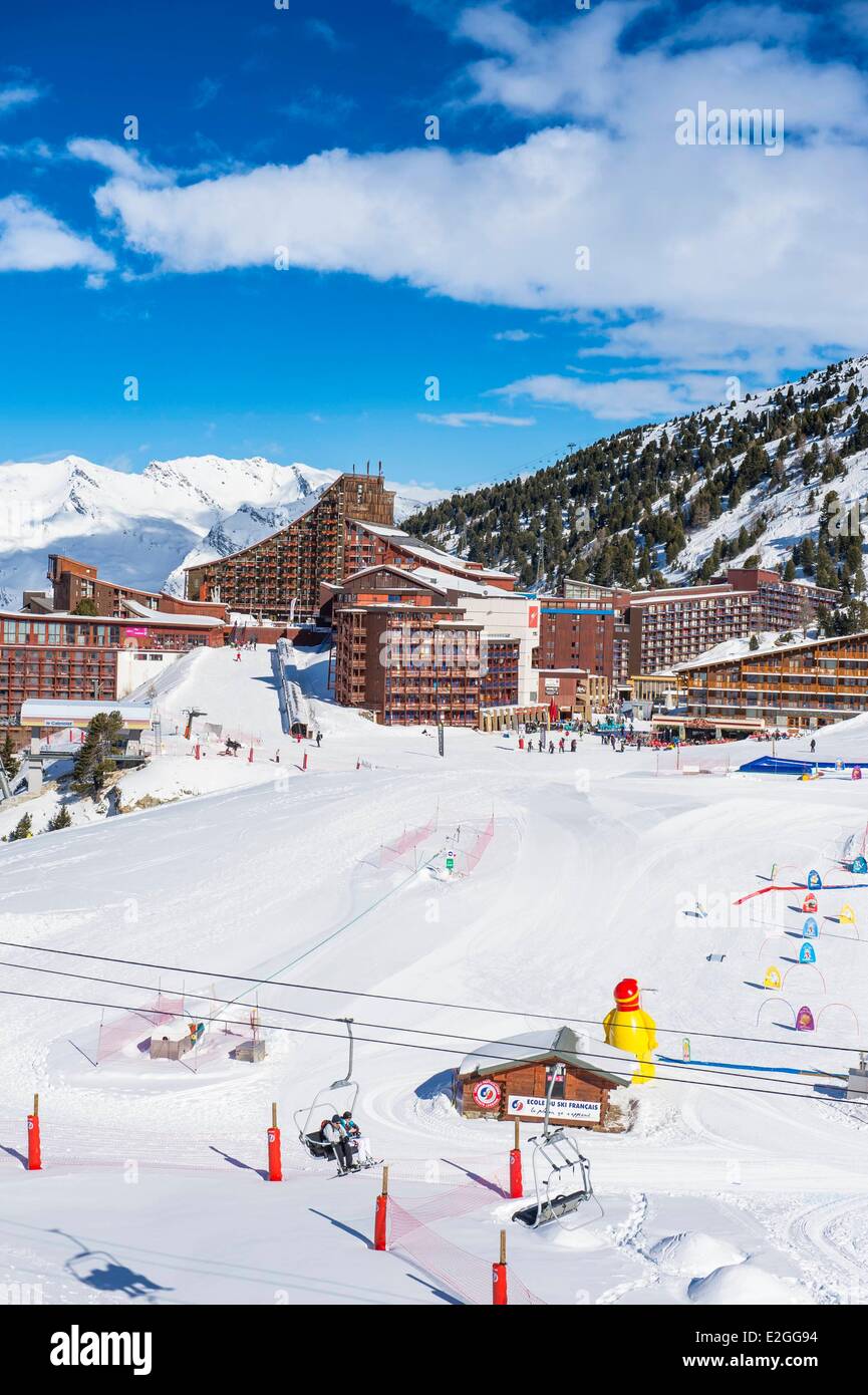 France Savoie Vanoise massif valley of Haute Tarentaise Les Arcs 2000 ...