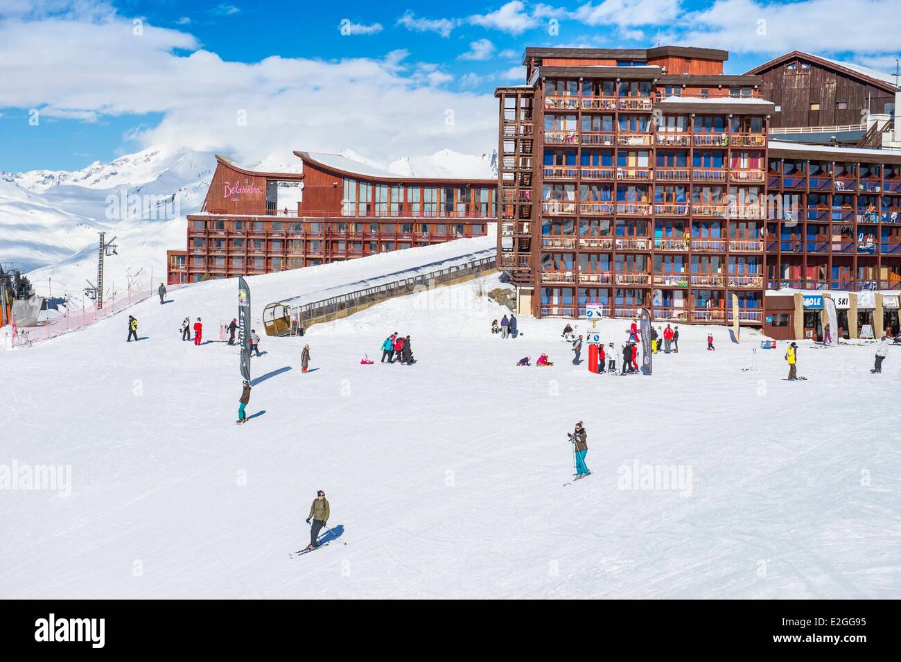 France Savoie Vanoise massif valley of Haute Tarentaise Les Arcs 2000 ...