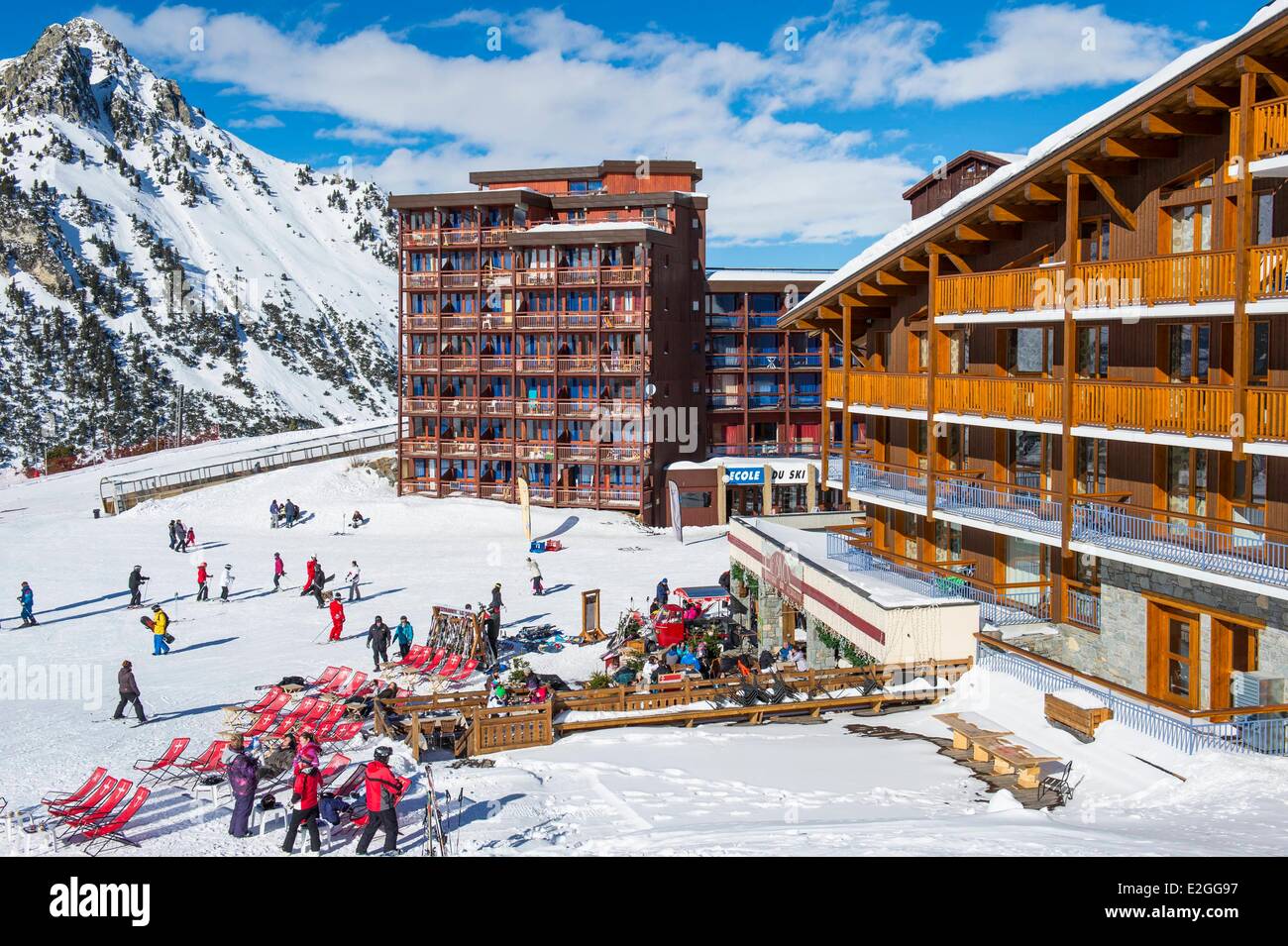 France Savoie Vanoise massif valley of Haute Tarentaise Les Arcs 2000 ...