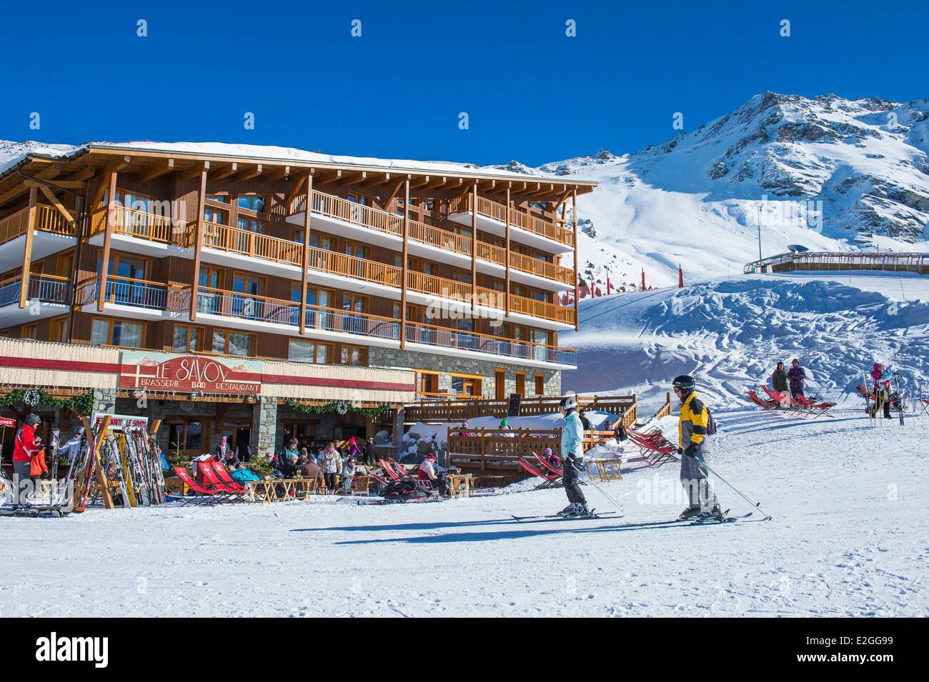 France Savoie Vanoise massif valley of Haute Tarentaise Les Arcs 2000 ...