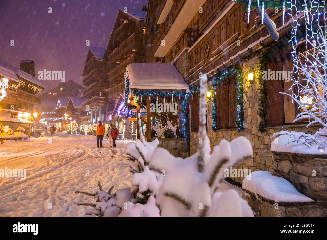 France Savoie Tarentaise valley Meribel Mottaret is one of largest ...