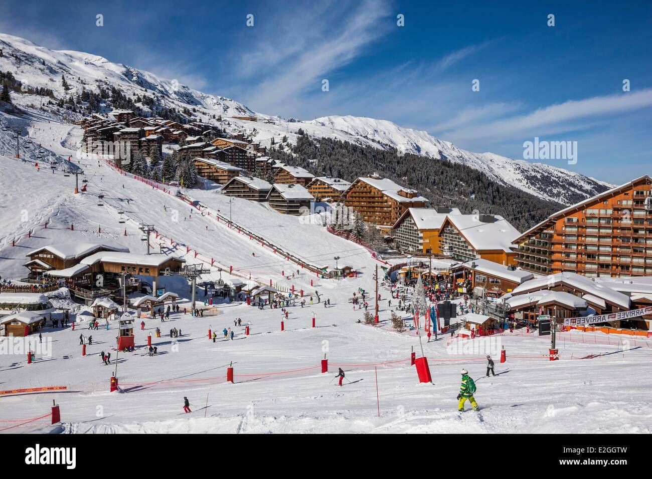 France Savoie Tarentaise valley Meribel Mottaret is one of largest ...