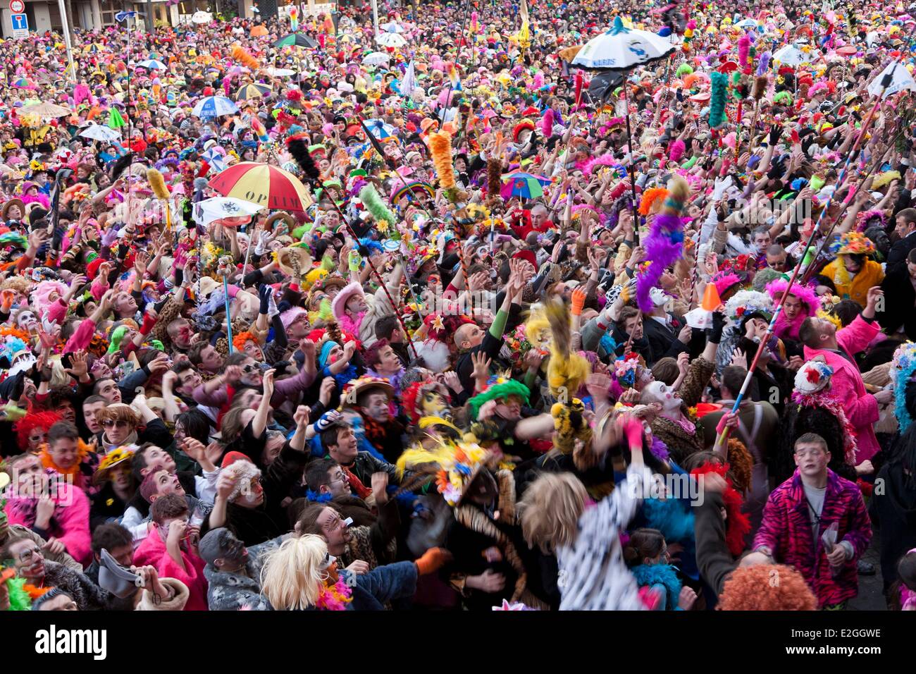 France Nord Dunkerque Carnival of Dunkerque Dunkerque carnival goers ...