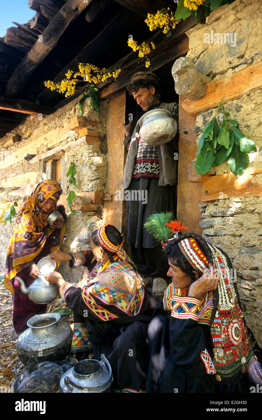 Pakistan Khyber Pakhtunkhwa Kalash valleys Bumburet valley Kalash ...