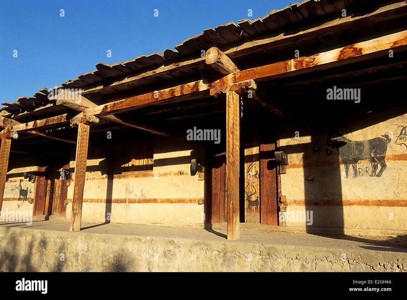 Pakistan Khyber Pakhtunkhwa Kalash valleys Bumburet valley village of ...