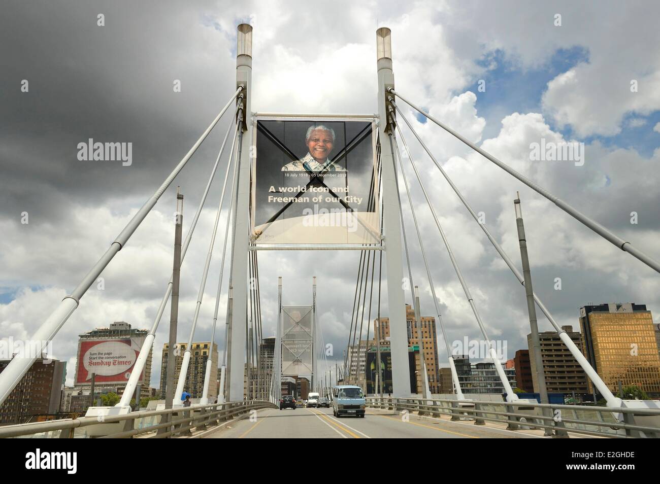 Nelson mandela bridge johannesburg gauteng hi-res stock photography and ...