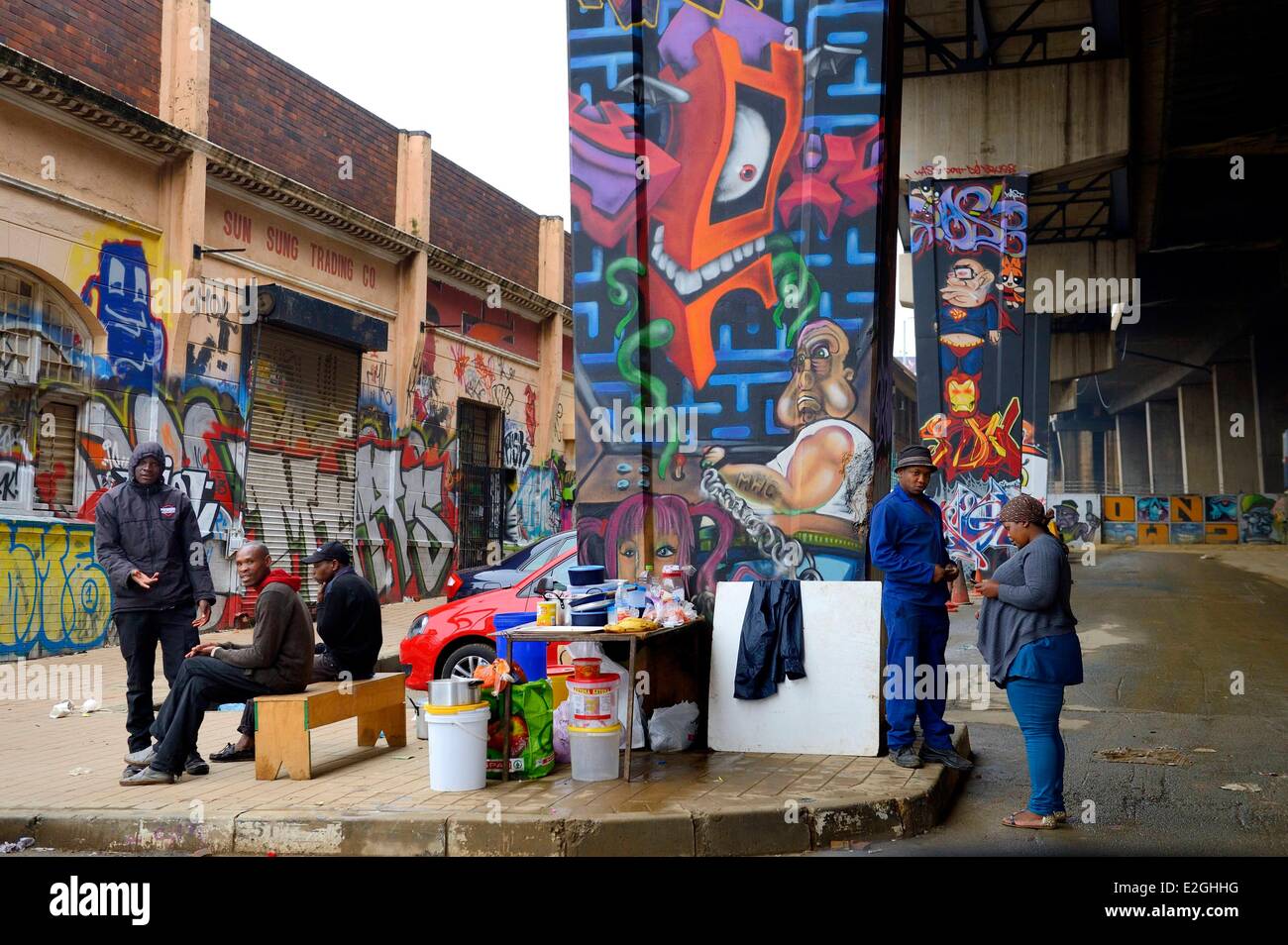 South africa mural graffiti hi-res stock photography and images - Alamy