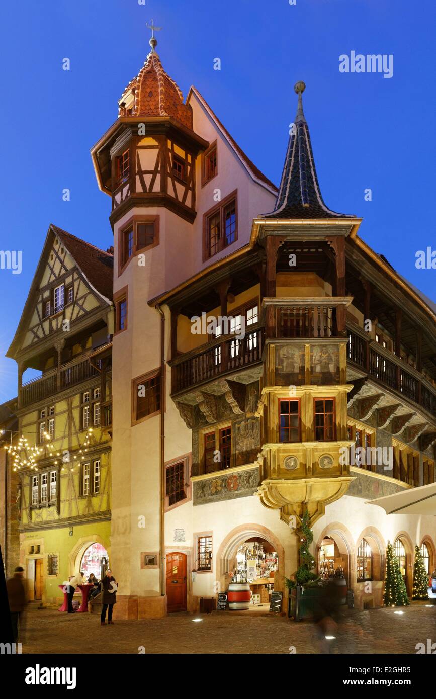 France Haut Rhin Colmar Rue des Marchands Pfister house Stock Photo - Alamy