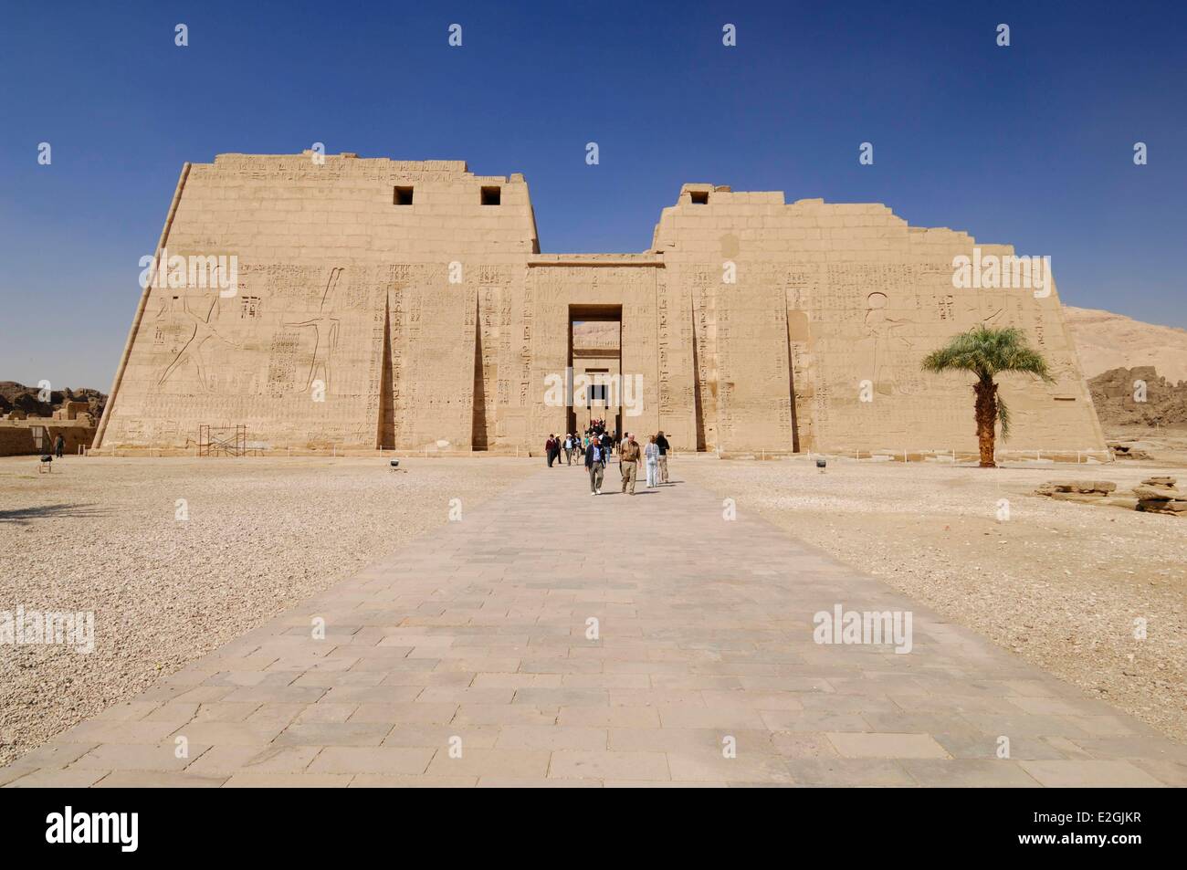 Egypt Upper Egypt Luxor ancient city of Thebes west shore Theban ...