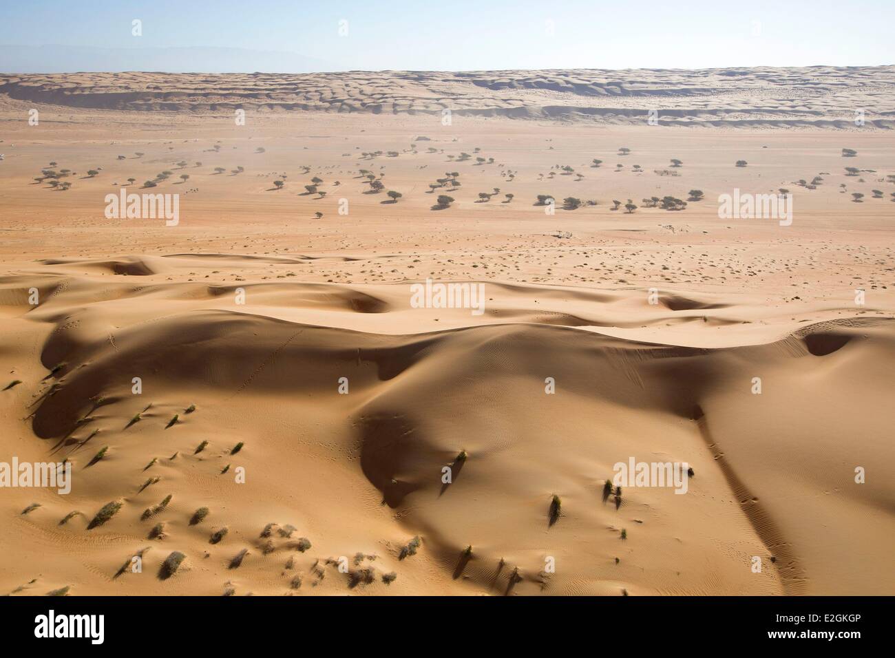 Sultanate of Oman Ash Sharqiyyah region Wahiba Sands Al Rakah (aerial ...