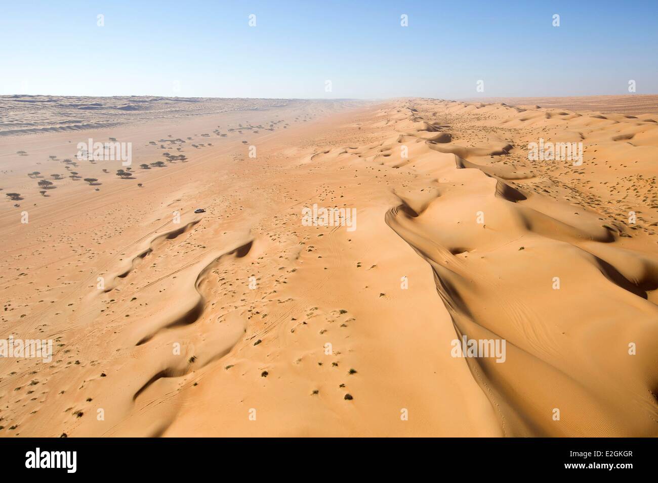 Sultanate of Oman Ash Sharqiyyah region Wahiba Sands Al Rakah (aerial ...