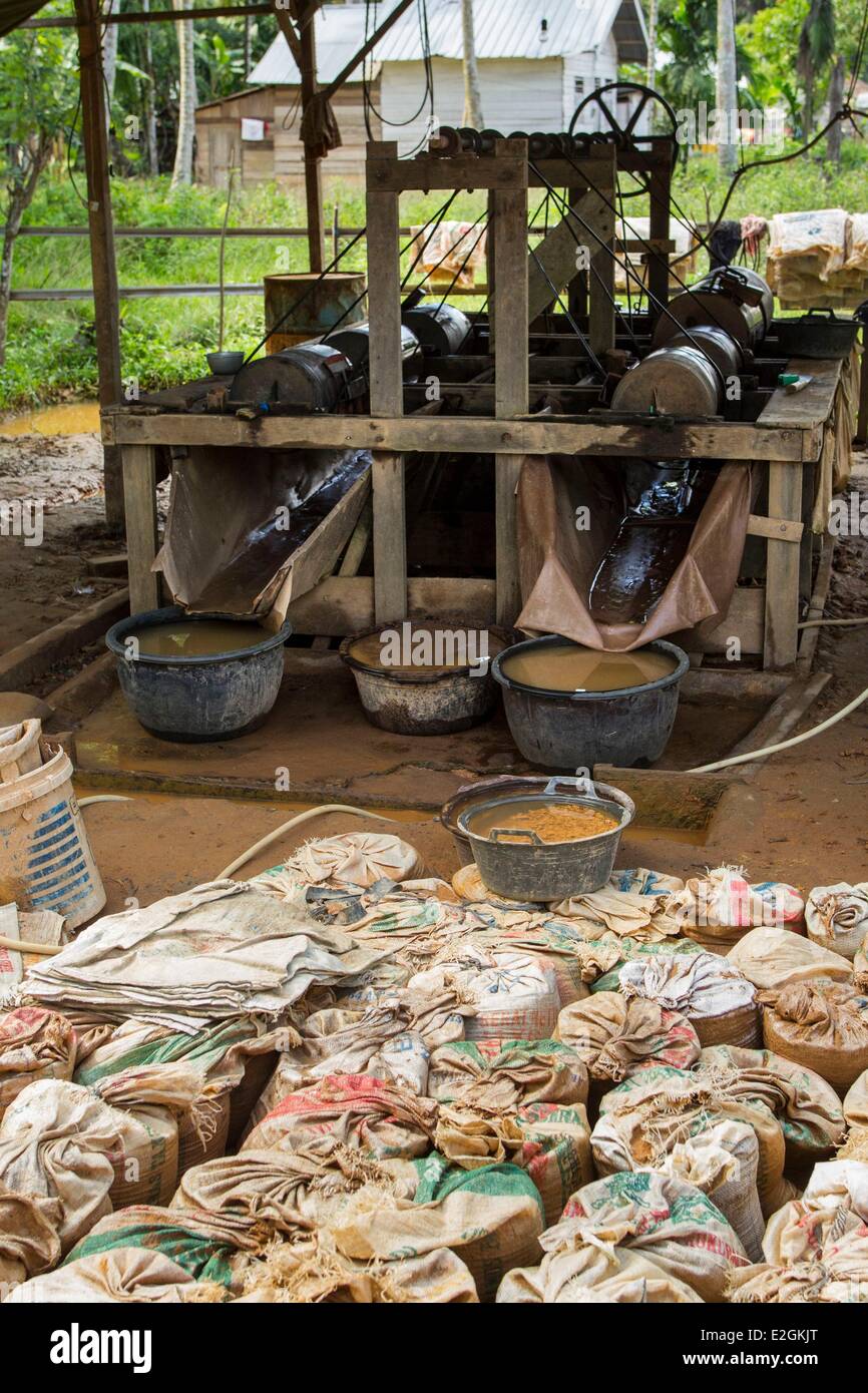 Indonesia Sumatra Island Aceh province Krueng Sabee Gold mining Stock ...