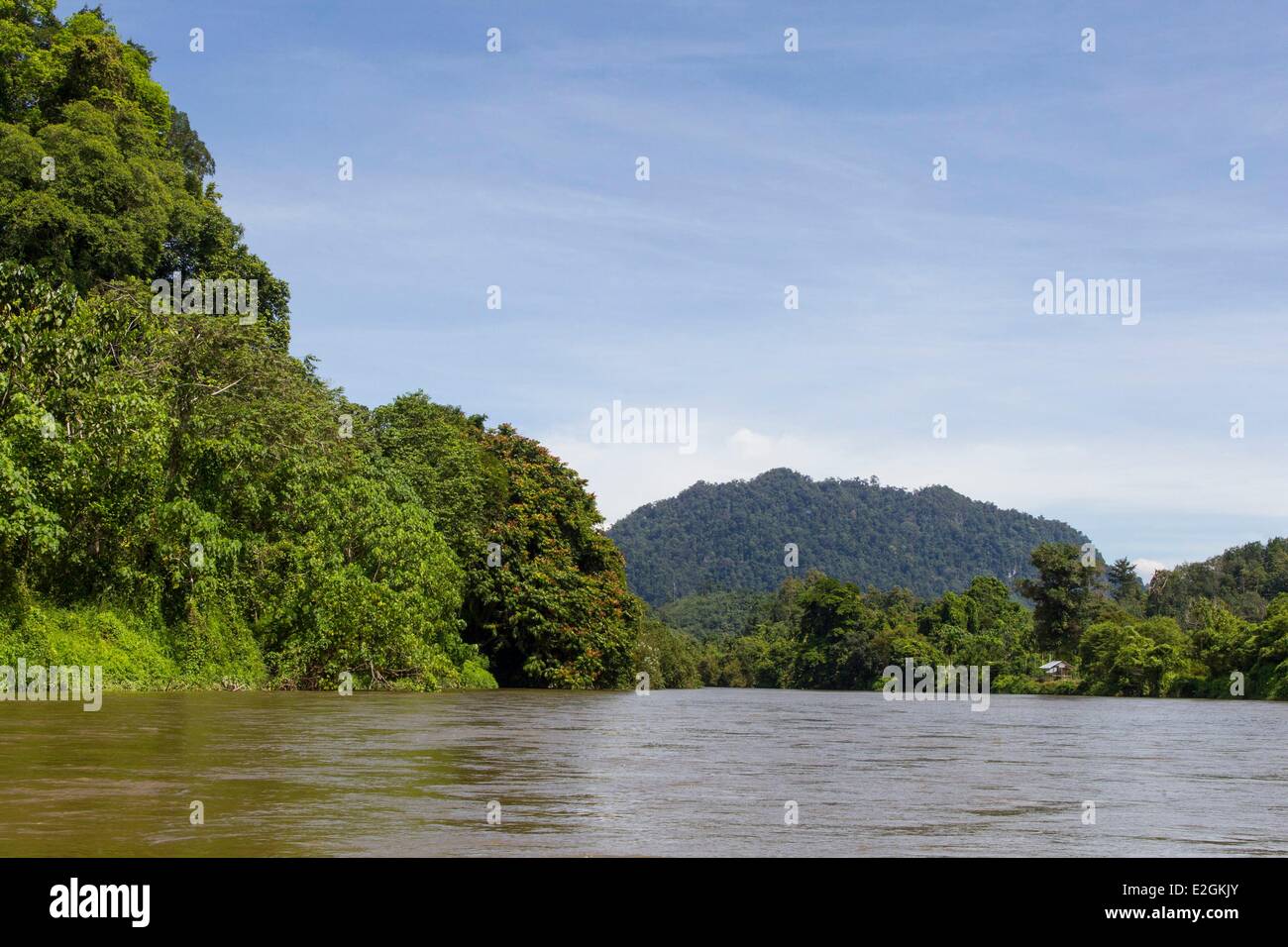 Indonesia Sumatra Island Aceh province Krueng Sabee River Stock Photo ...