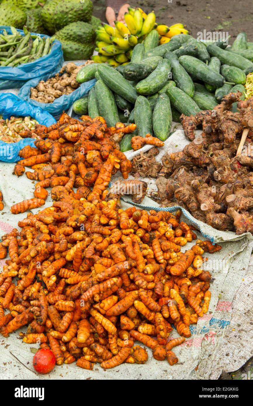 Indonesia Sumatra Island Aceh province Takengon traditional vegetables ...