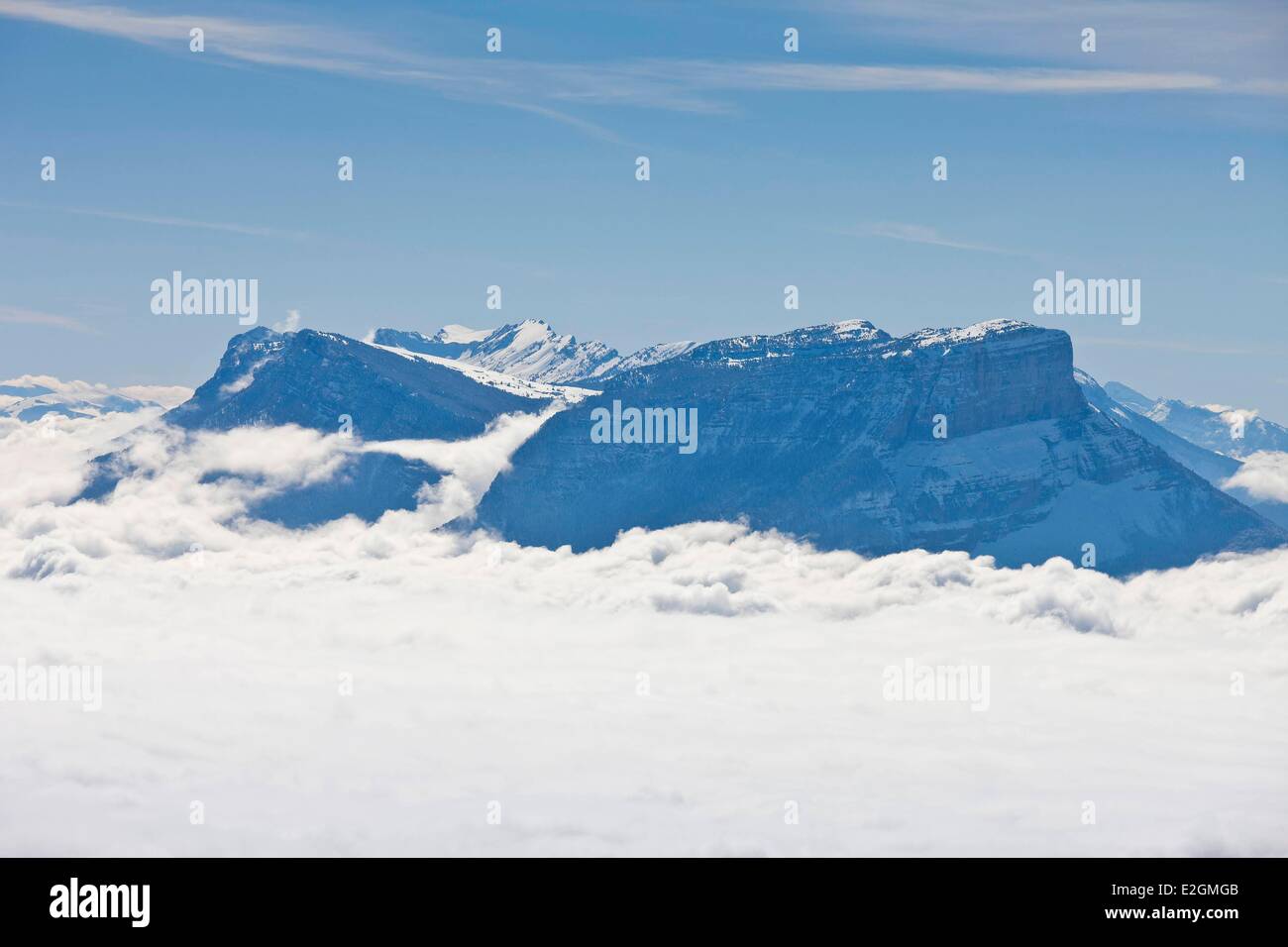 France Savoie Le Massif de la Chartreuse seen Parc Naturel Regional du ...