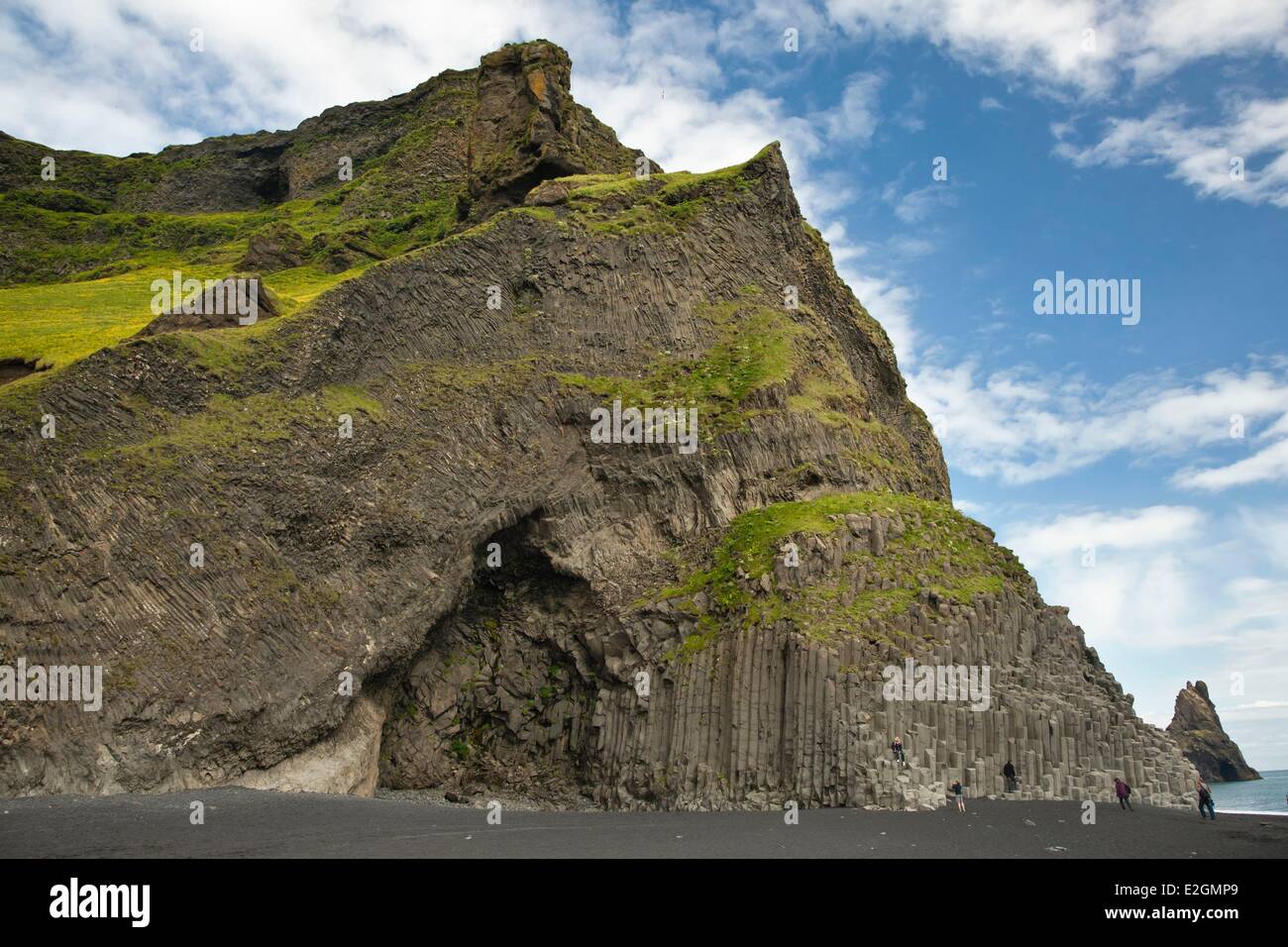 Basalt Rock Column Cave Iceland High Resolution Stock Photography and ...
