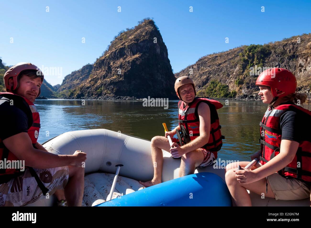 Zimbabwe Matabeleland North Province rafting in Batoka gorges of ...