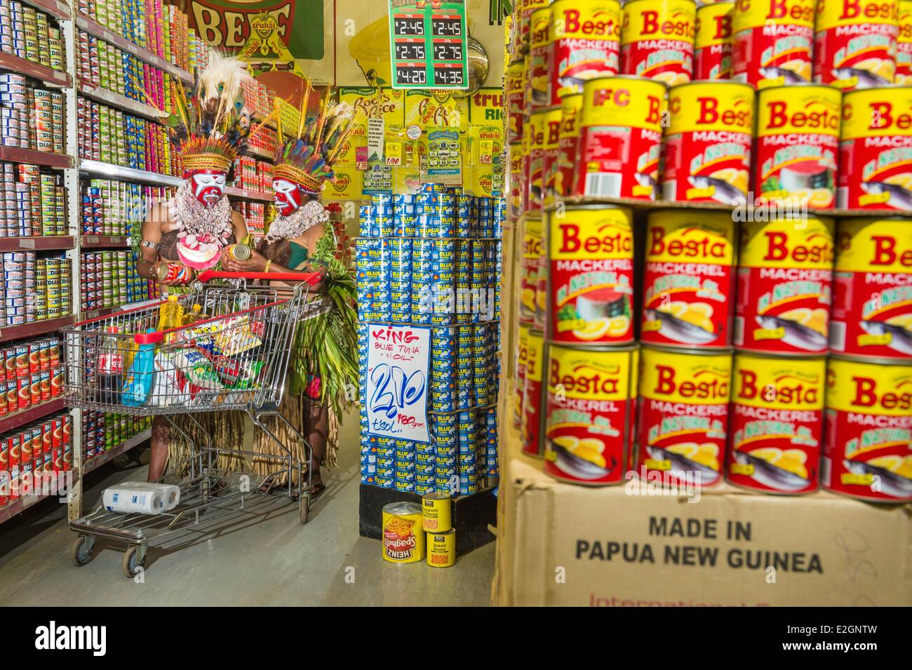 Papua New Guinea Western Highlands Province Wahgi Valley Mount Hagen ...