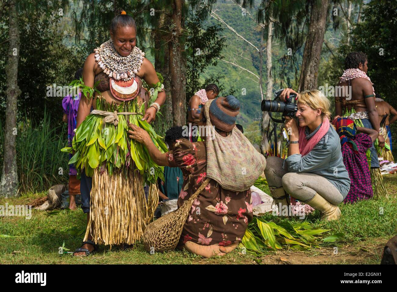 Papua New Guinea Western Highlands Province Wahgi Valley Mount Hagen ...