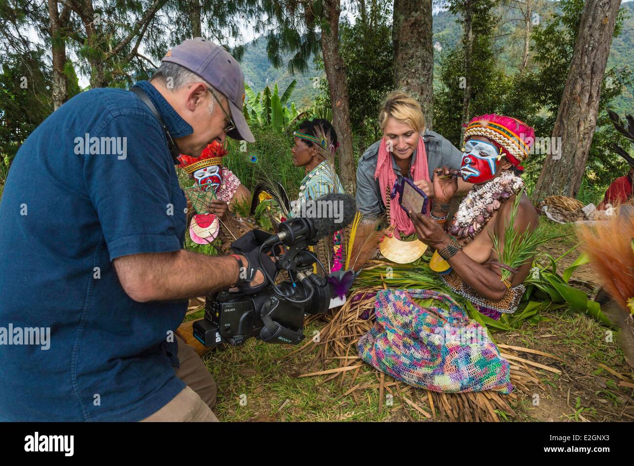 Papua New Guinea Western Highlands Province Wahgi Valley Mount Hagen ...