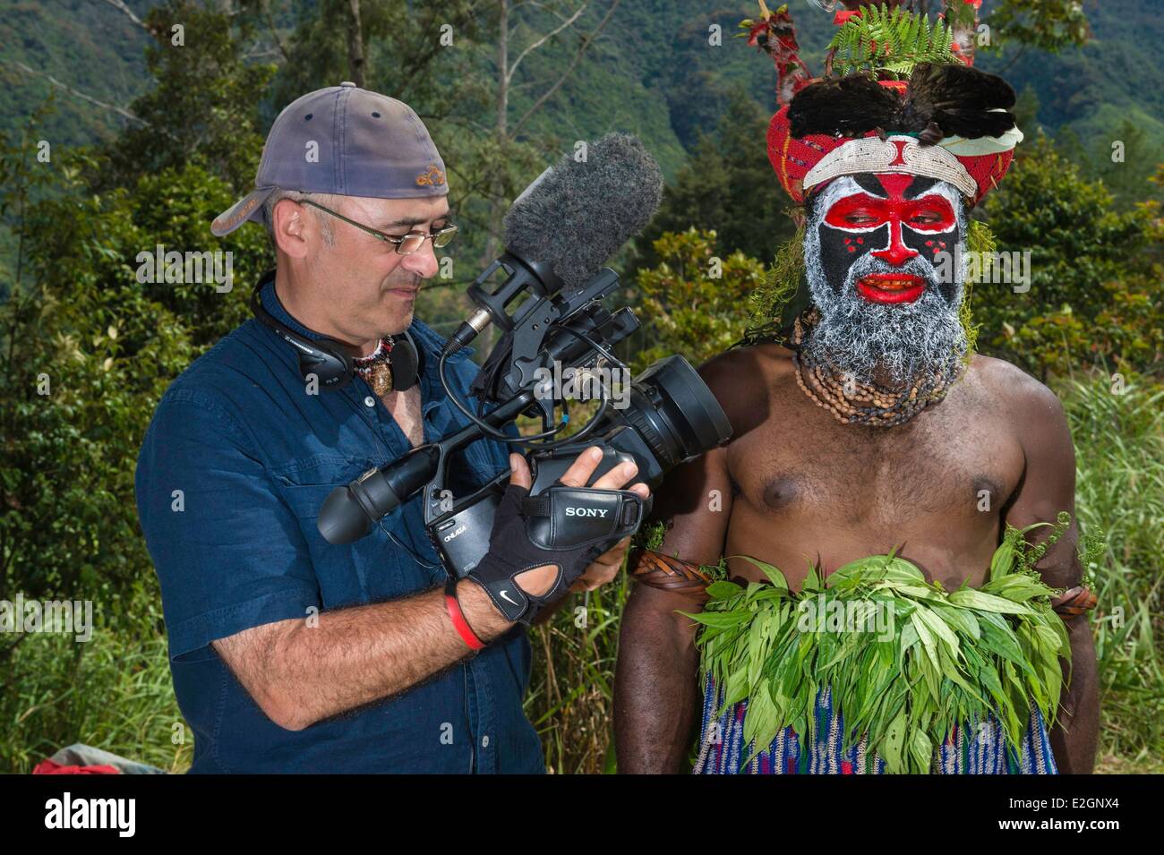Papua New Guinea Western Highlands Province Wahgi Valley Mount Hagen ...
