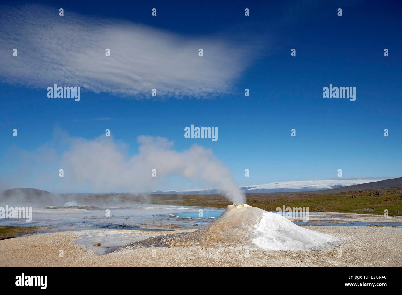 Iceland Hveravellir hot springs Stock Photo - Alamy