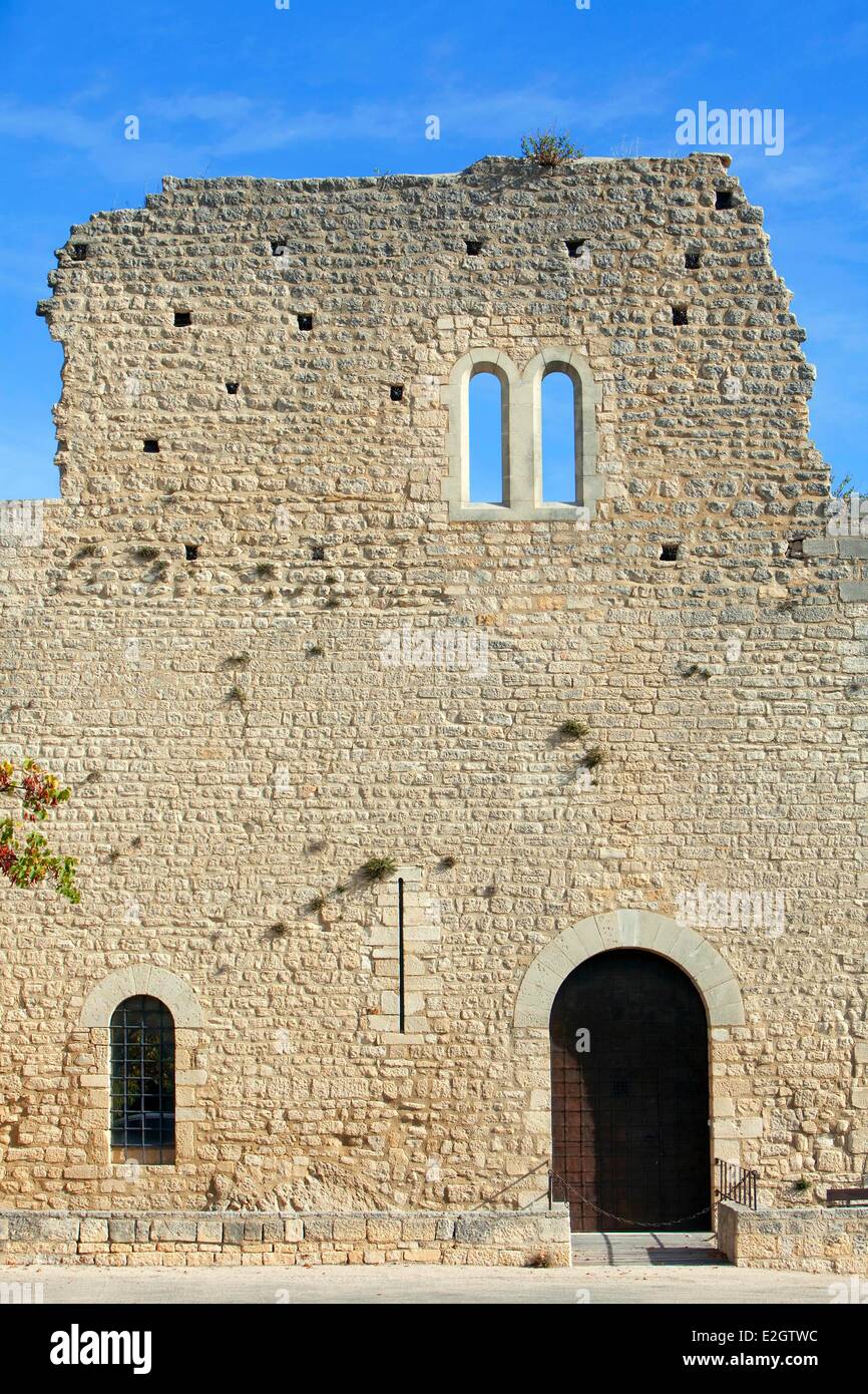 France Vaucluse Crestet 12th century Medieval castle (private property ...