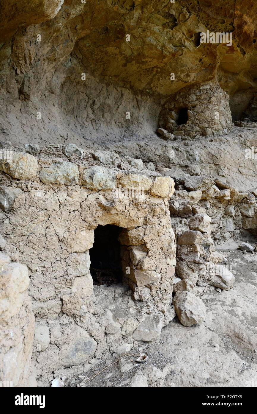Peru Cuzco province Livitaca valley of Chinisiri whose caves contain an ...