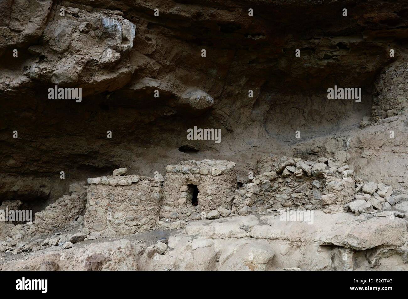 Peru Cuzco province Livitaca valley of Chinisiri whose caves contain an ...
