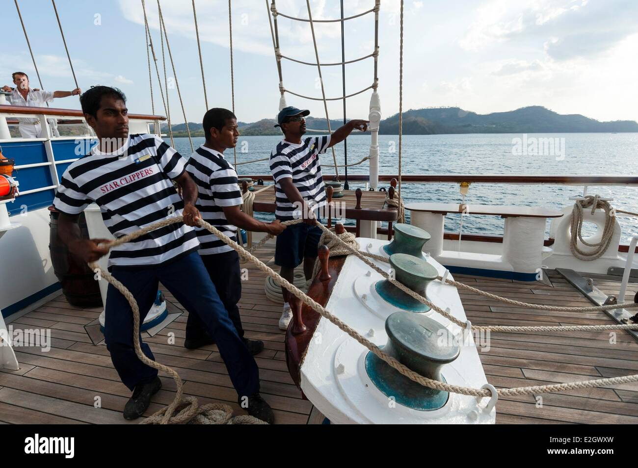 Costa Rica Star Flyer sailing cruise ship Stock Photo - Alamy