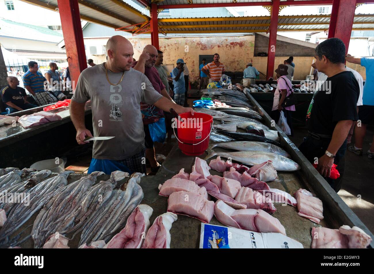 Victoria fish market mahe hi-res stock photography and images - Alamy