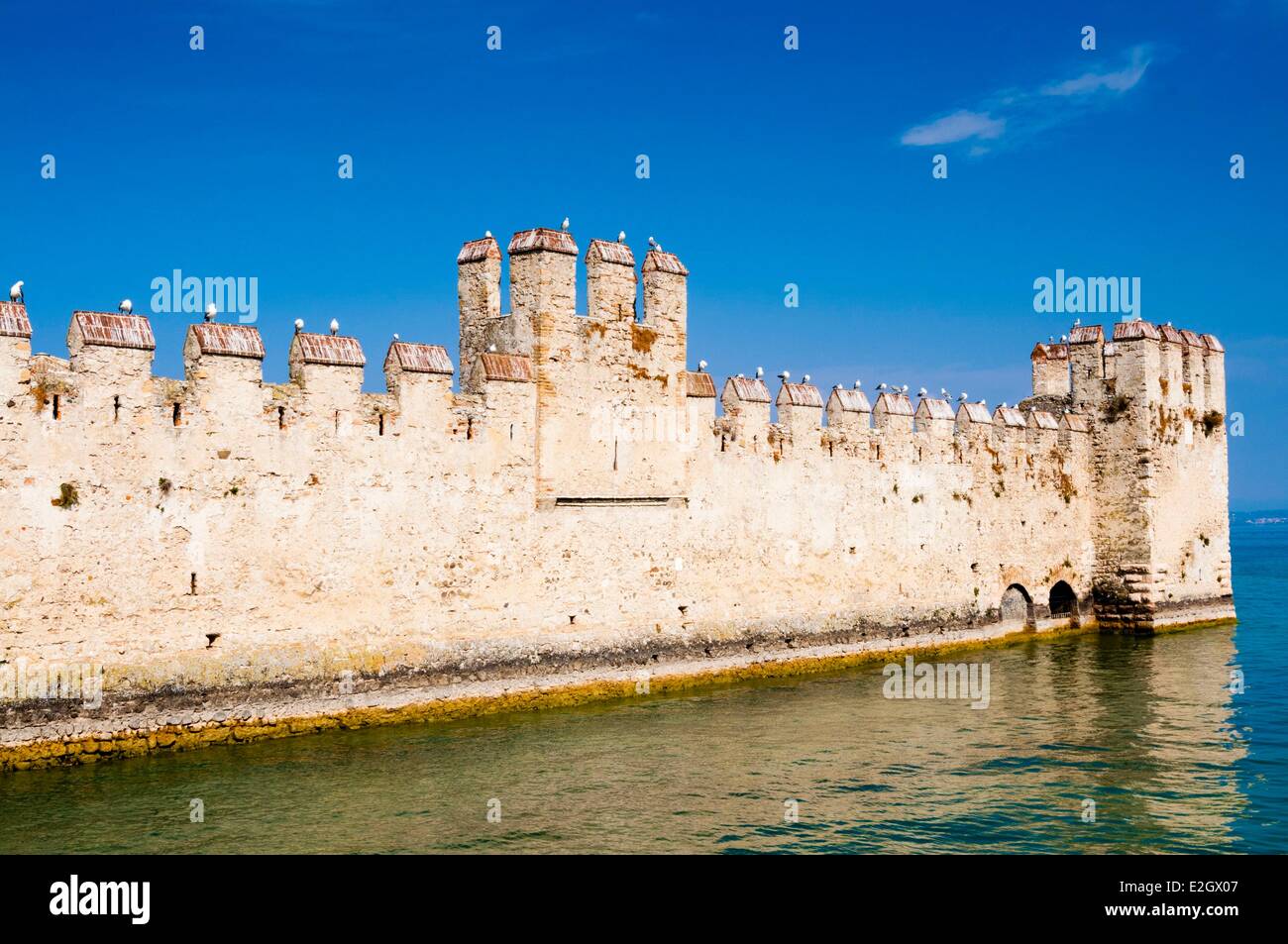 Scaliger castle ramparts hi-res stock photography and images - Alamy