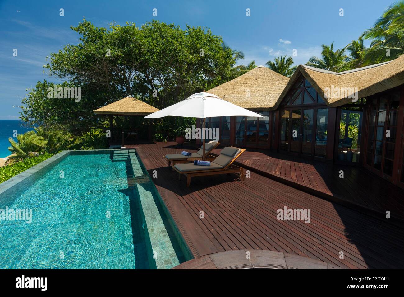 Seychelles Fregate Island resort Stock Photo - Alamy