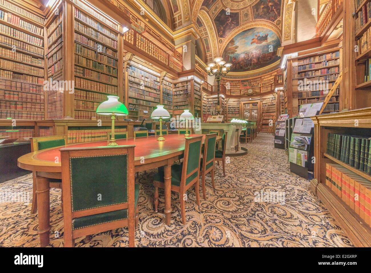 France Paris French National Assembly (Palais Bourbon) library by ...