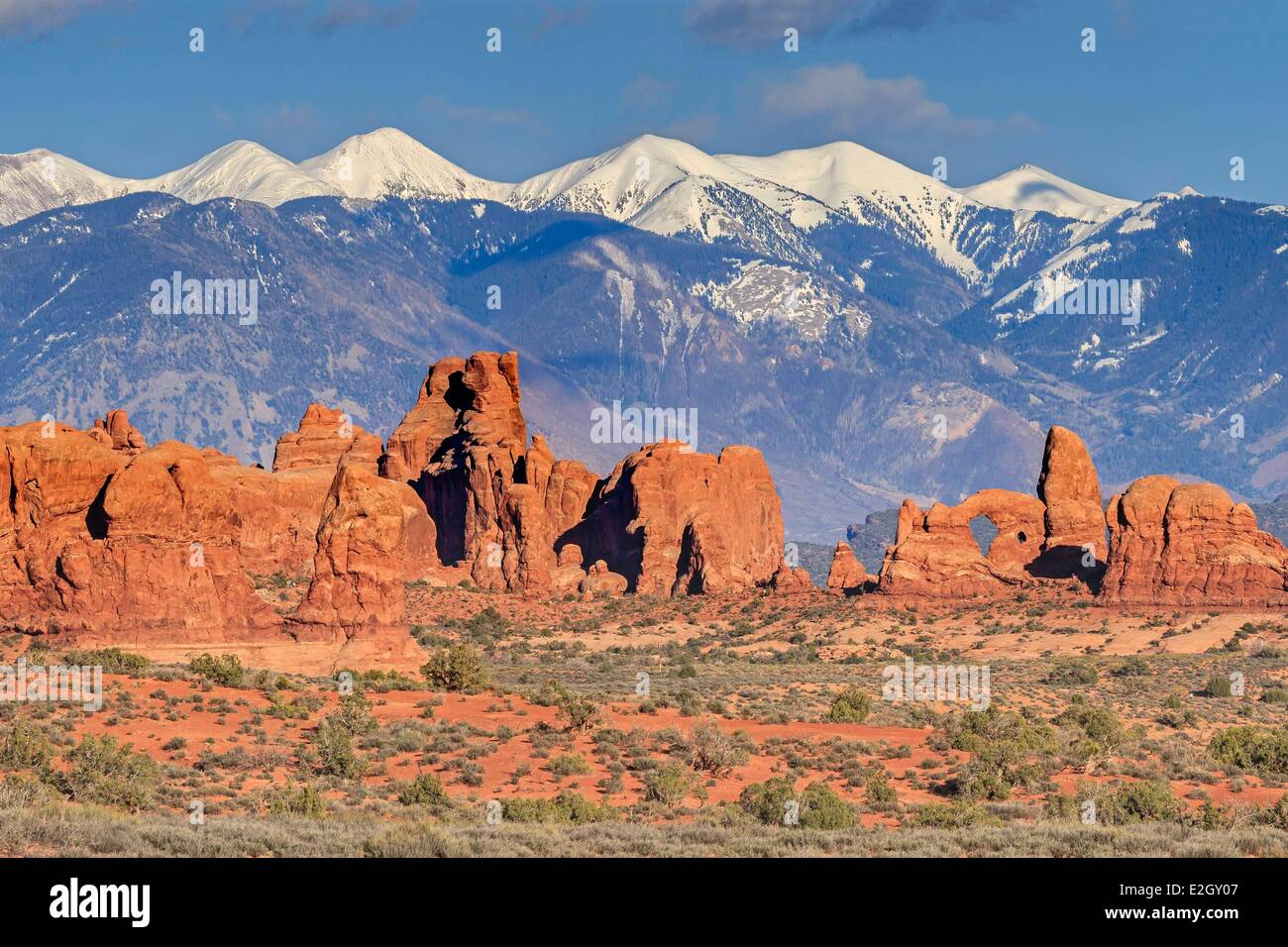 United States Utah Colorado Plateau Arches National Park Turret Arch La ...