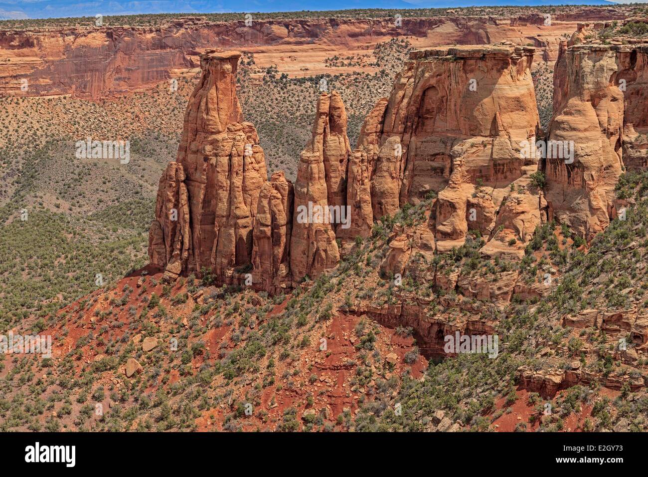 United States Colorado Colorado Plateau Colorado National Monument near ...