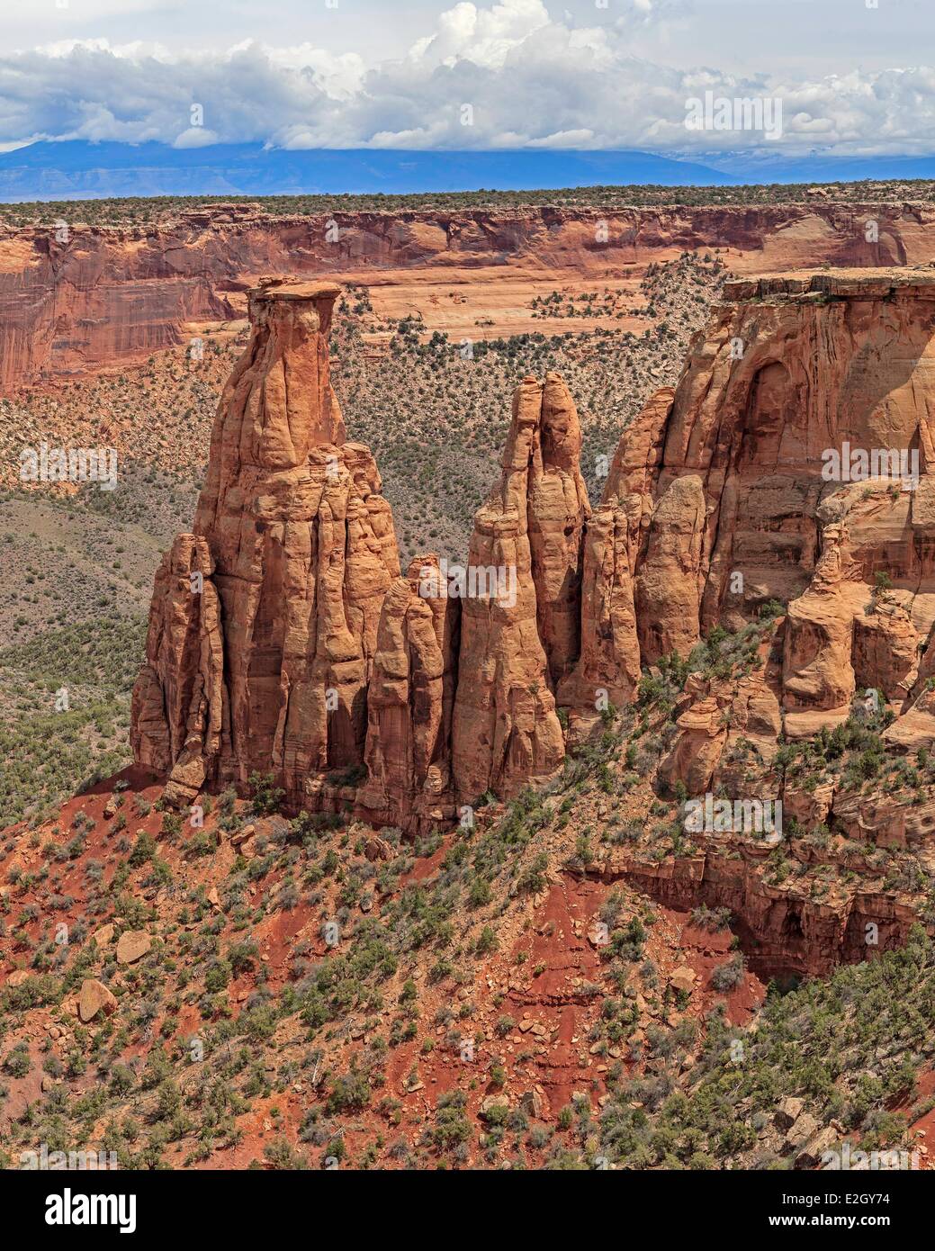 United States Colorado Colorado Plateau Colorado National Monument near ...