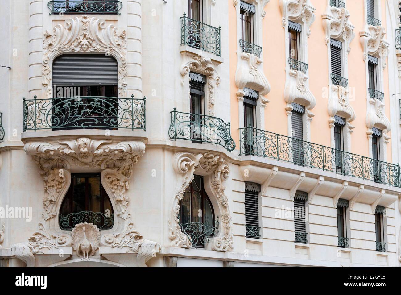 Peacock balcony hi-res stock photography and images - Alamy