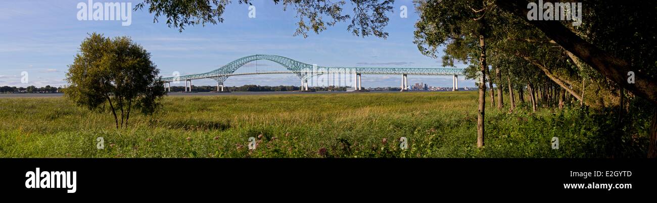 Canada Quebec province Centre du Quebec region Laviolette Bridge over ...