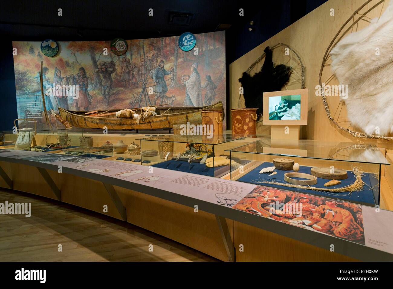 Canada Quebec province Centre du Quebec region Odanak Abenaki Indian ...