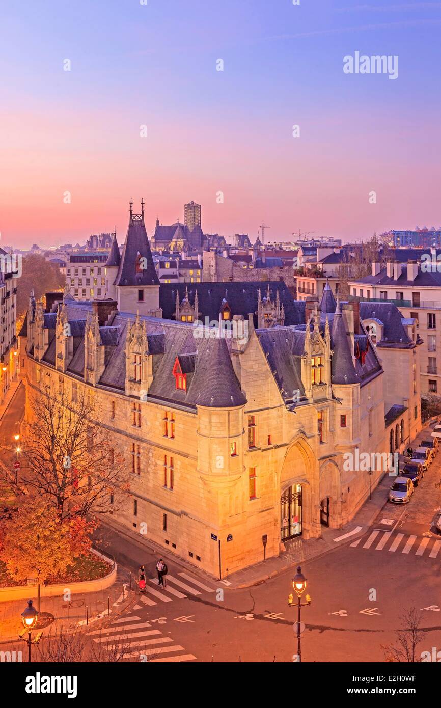 France Paris hotel de Sens (Sens mansion house) headquarters of Forney ...