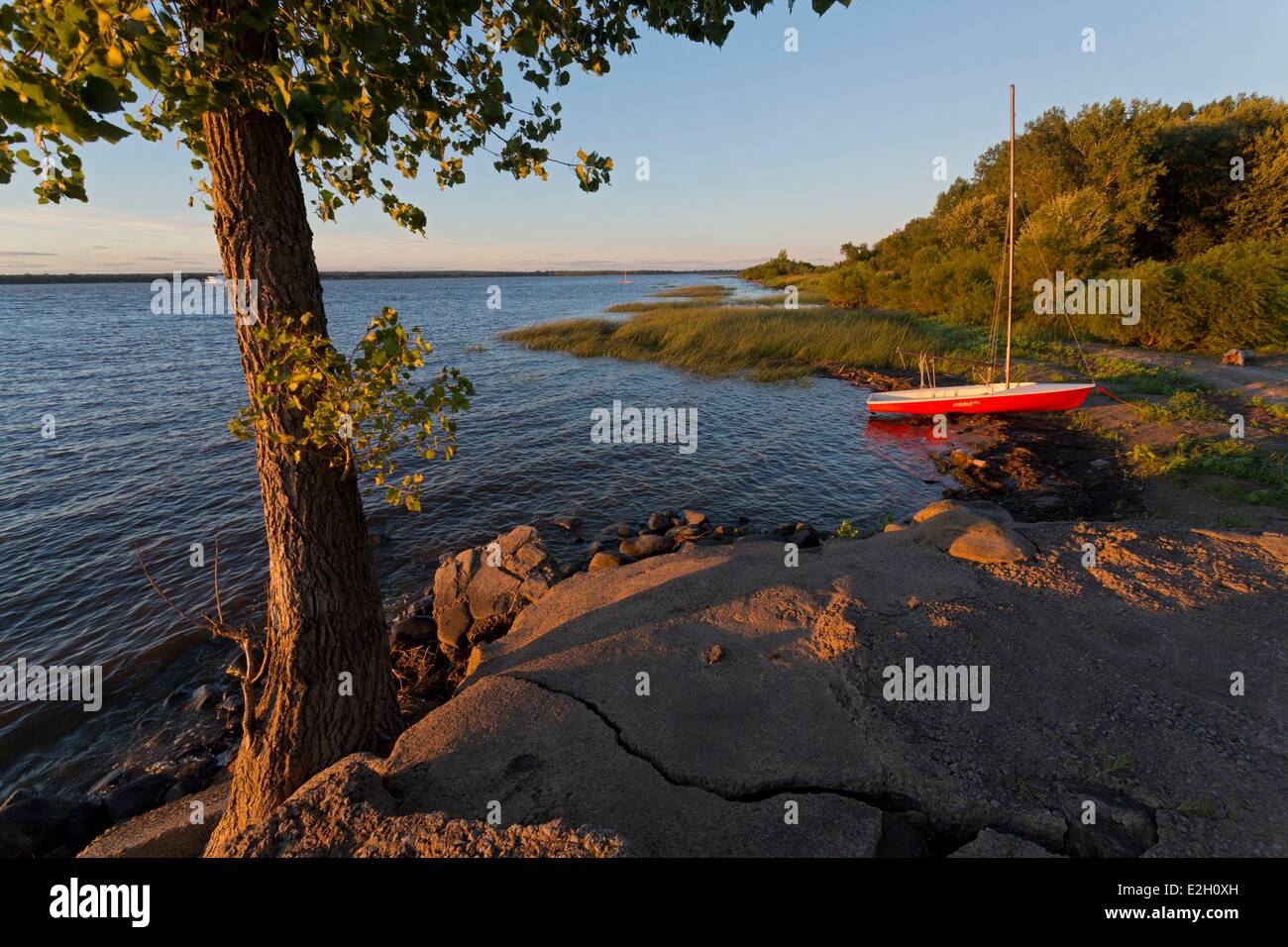 Canada Quebec province Centre du Quebec region Nicolet along St ...
