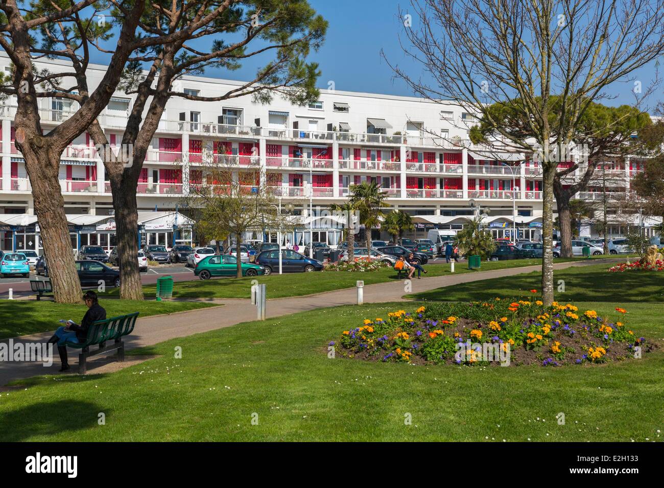 France Charente Maritime Royan Waterfront embracing beach of Grande ...