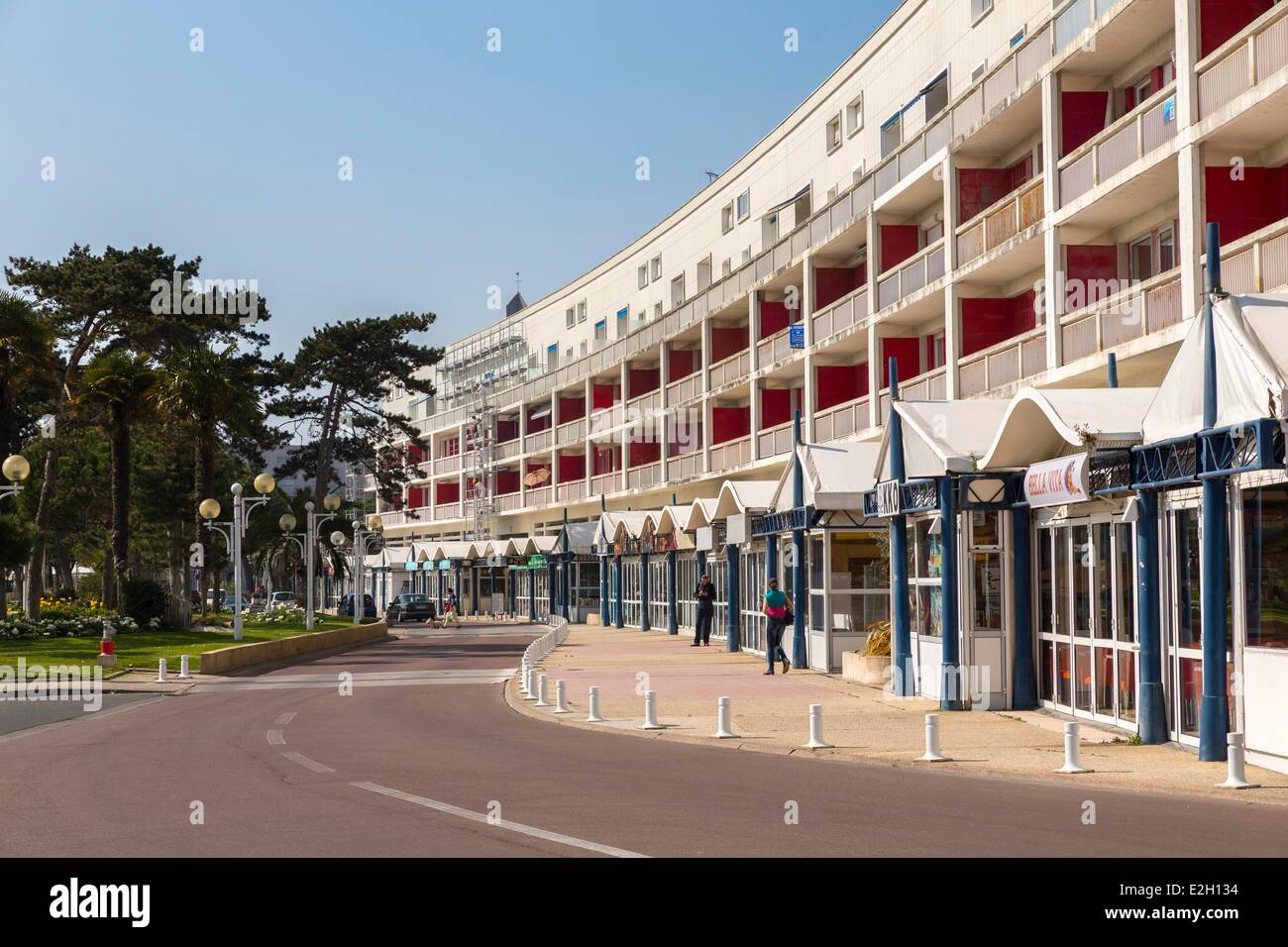 France Charente Maritime Royan Waterfront embracing beach of Grande ...